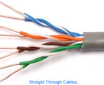 Ethernet Cabling - Straight Through, Crossover and Rollover wired Cables