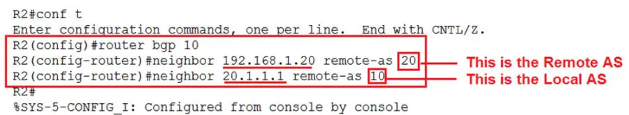 Configuring BGP - Border Gateway Protocol Configuration on Cisco router ...