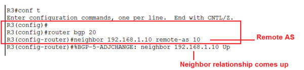 Configuring BGP - Border Gateway Protocol Configuration on Cisco router ...